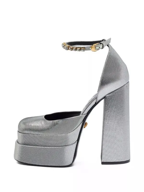 Versace Medusa Aevitas Double Platform Pumps