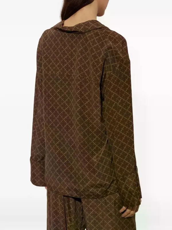 BY MALENE BIRGER Margaret Geometric-print Shirt