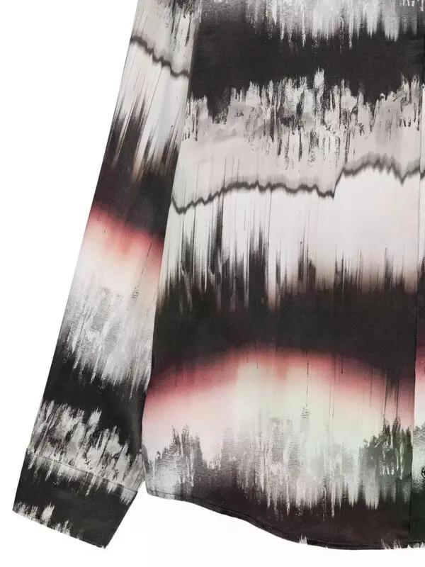 Patrizia Pepe Abstract-print Long-sleeve Shirt