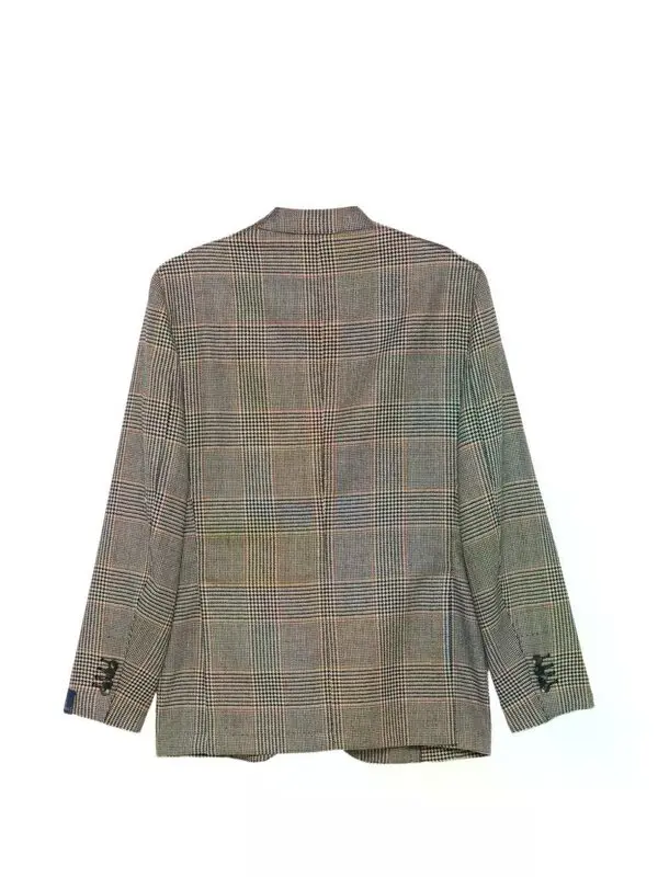 SANTANIELLO Prince Of Wales-check Blazer