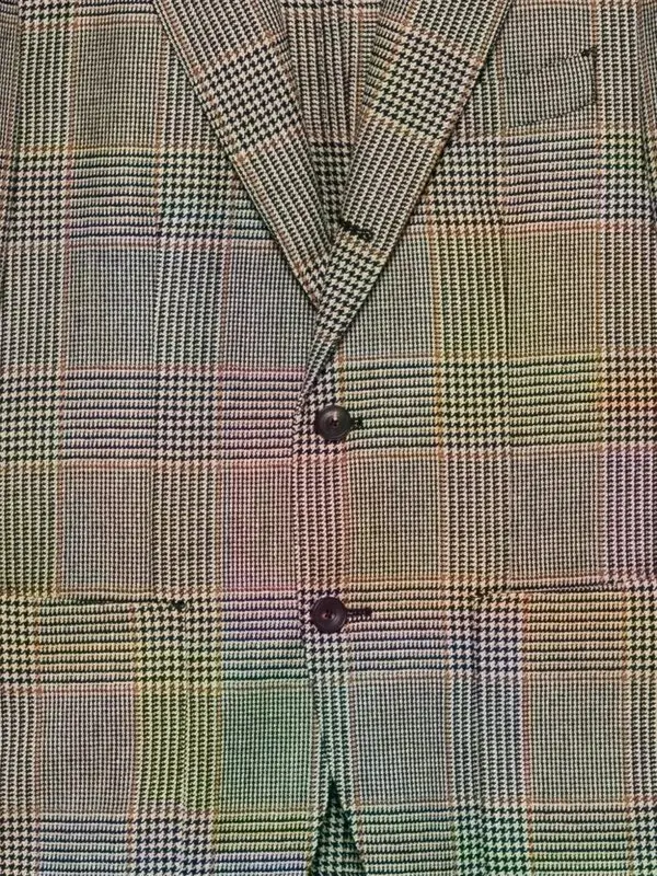 SANTANIELLO Prince Of Wales-check Blazer