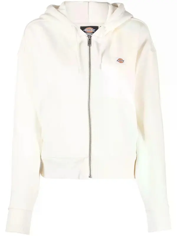 Dickies Logo-patch Zip-up Hoodie