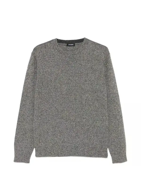 CENERE GB Marl-knit Crew-neck Sweater