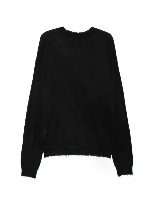 FREI-MUT Distressed Fine-knit Sweater