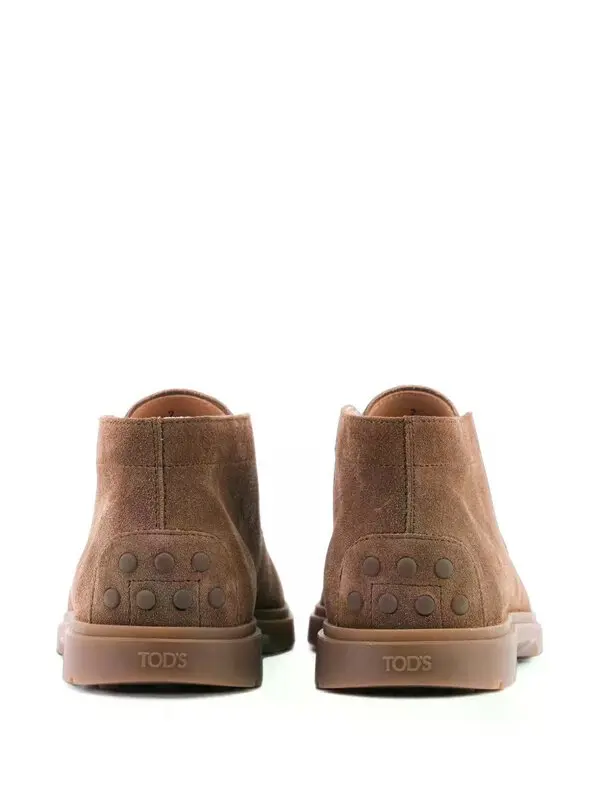 TOD'S Desert Boots Cognac Suede