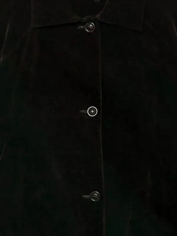 CASEY CASEY Drays Velvet-effect Jacket - Brown