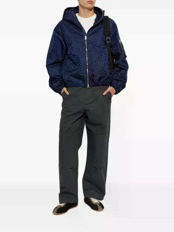 Kenzo Gram Monogram-jacquard Hooded Jacket