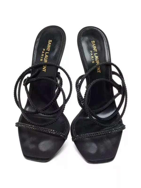 Saint Laurent Opyum Crystal-embellished Sandals
