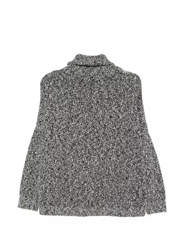 Dusan Marl-knit Roll-neck Sweater