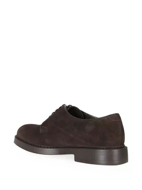 DOUCAL'S Lace-up Suede Derby Shoes