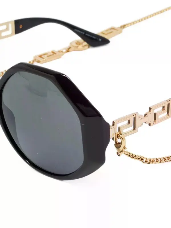 Versace Medusa Greca Geometric Sunglasses