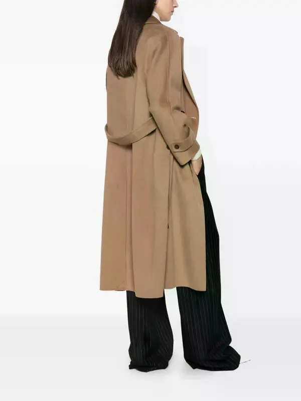 SEA WING Belted Button-cuff Coat