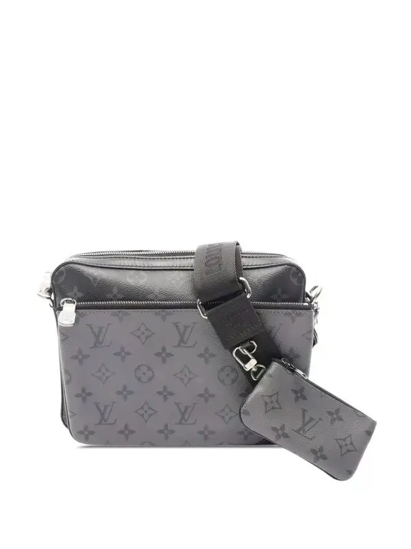 LOUIS VUITTON 2020 Monogram Eclipse Trio Messenger Crossbody Bag
