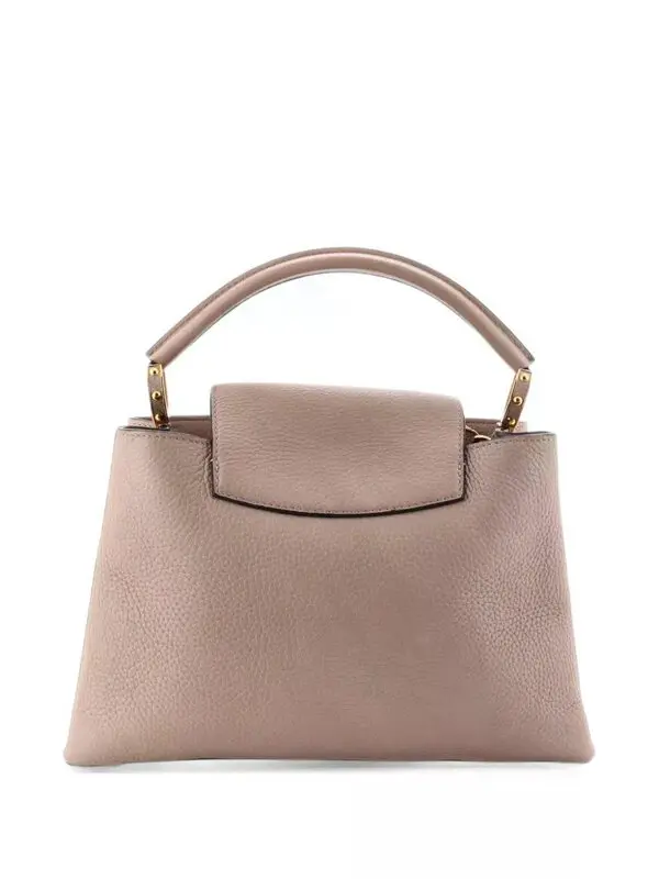 LOUIS VUITTON Capucines Bag Leather Pm Satchel