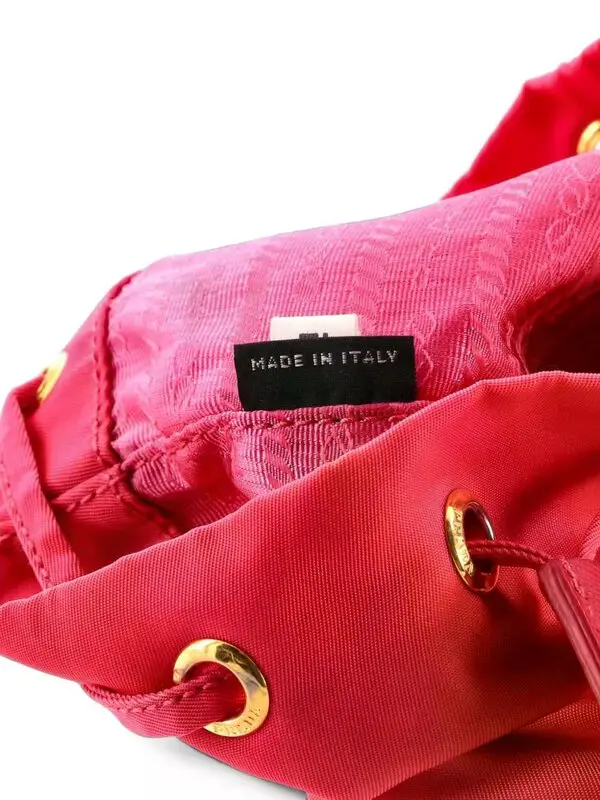 Prada Drawstring Tessuto Small Bucket Bag