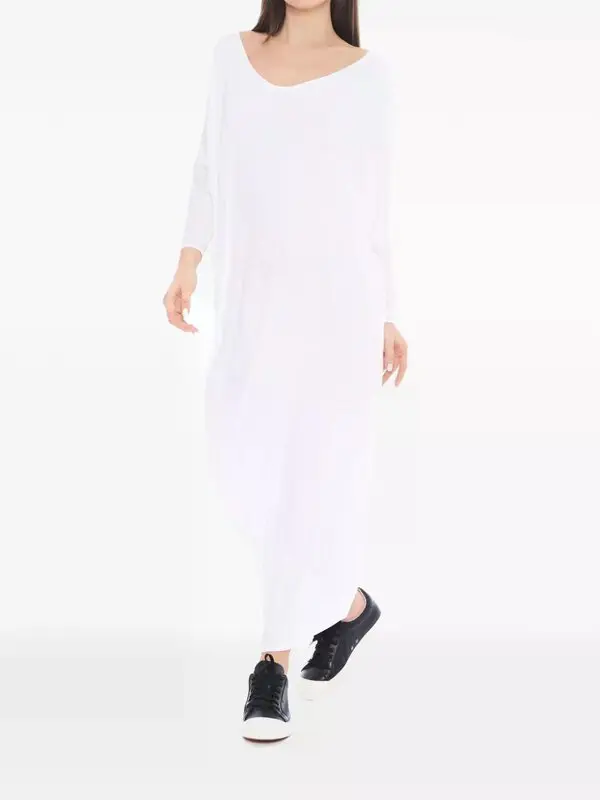 TESSITURA BODY COUTURE Draped Oversized Asymmetric Maxi Dress