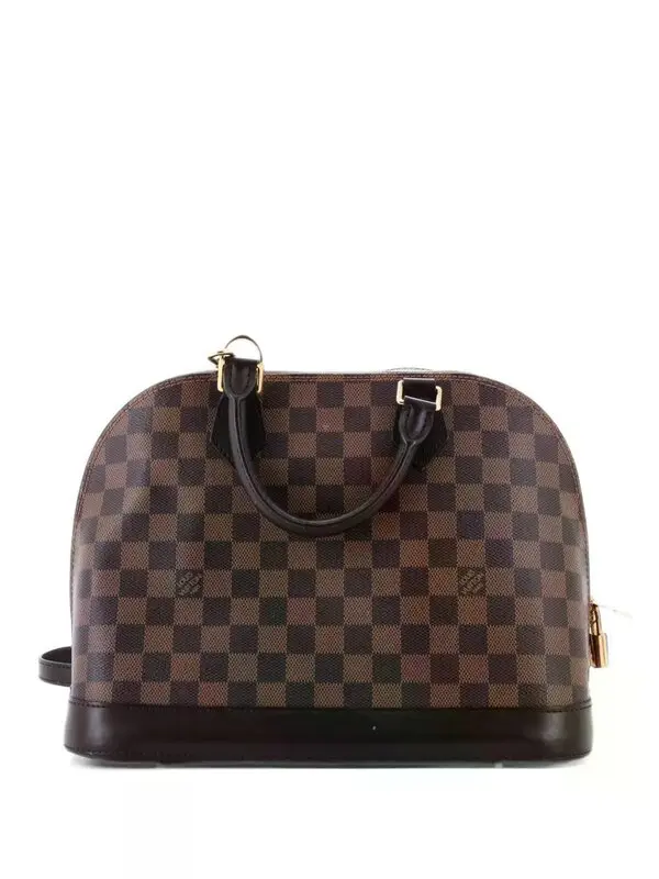LOUIS VUITTON Alma Handbag Damier Pm Satchel