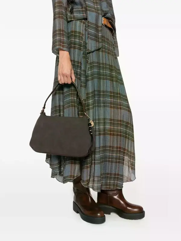 CAFÈNOIR Suede-effect Shoulder Bag