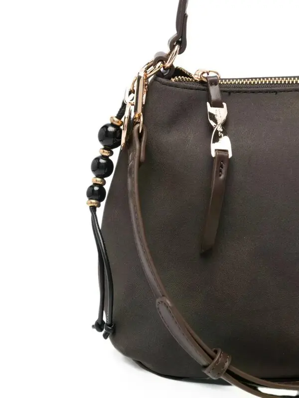 CAFÈNOIR Suede-effect Shoulder Bag