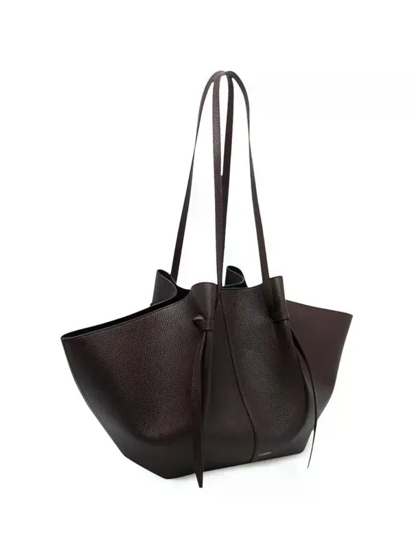 Yuzefi Large Mochi Pebble-grain Leather Shoulder Bag