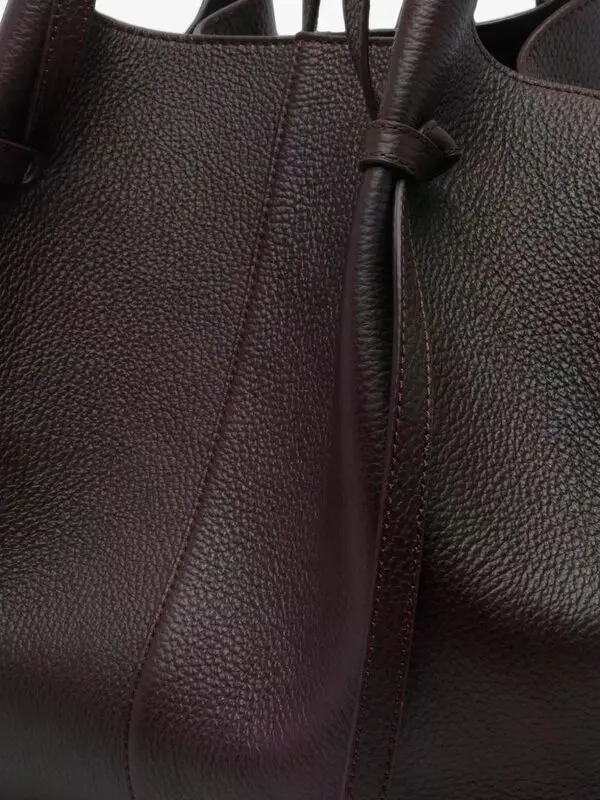 Yuzefi Large Mochi Pebble-grain Leather Shoulder Bag