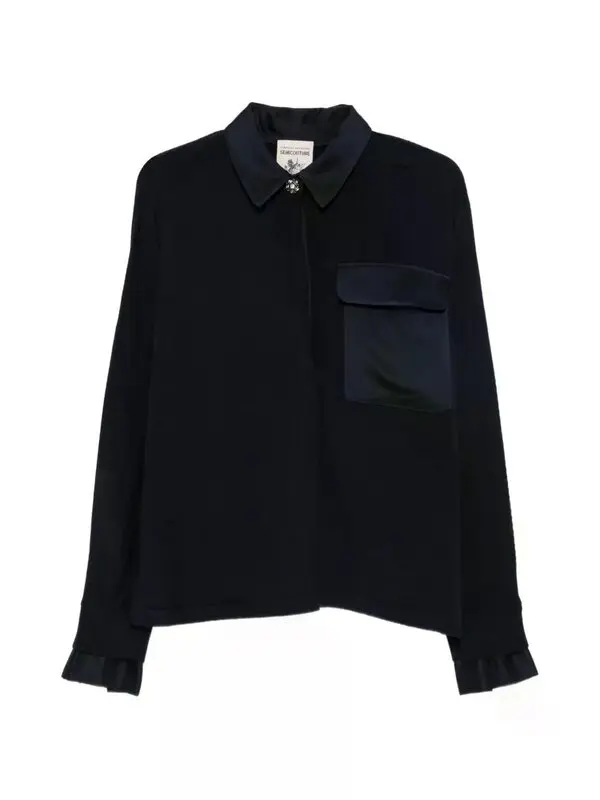 SEMICOUTURE Laetitia Patch-pocket Cardigan