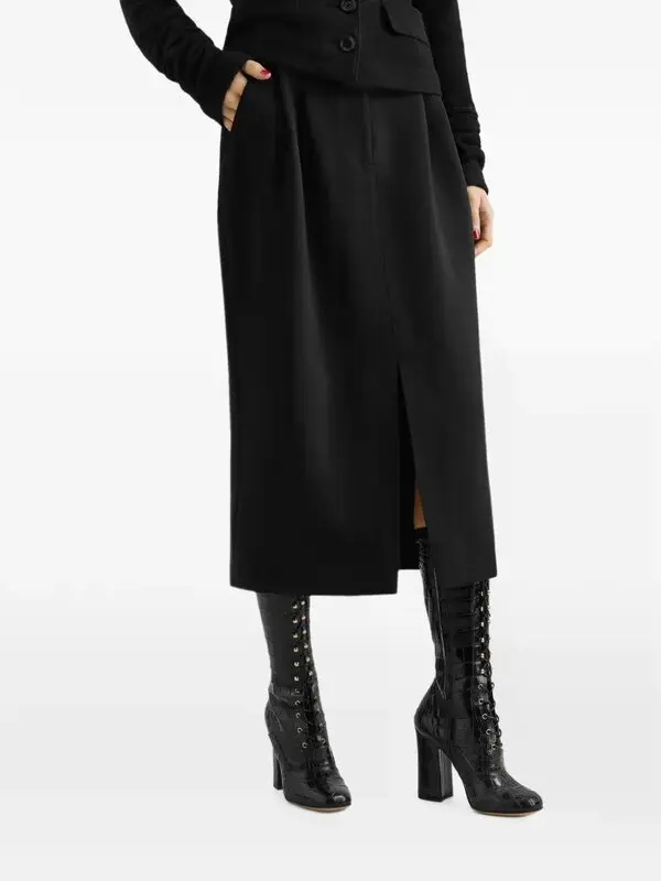 Dolce & Gabbana Double-wool-crêpe Skirt