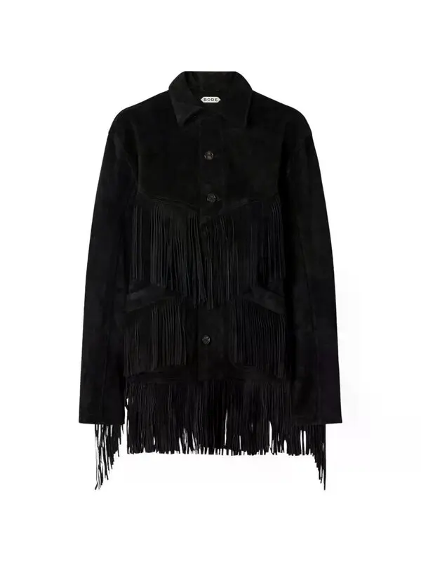 BODE Fringed Suede Jacket