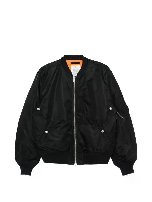 StÜssy Logo-embroidered Bomber Jacket