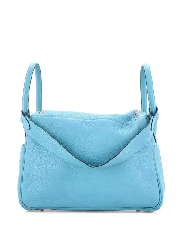 Hermès Lindy Bag Clemence 30 Shoulder Bag - Blue