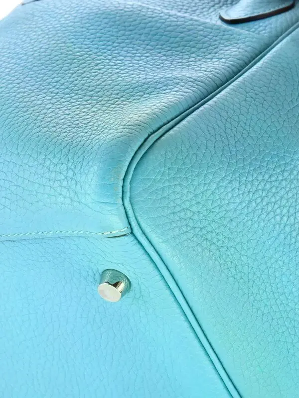 Hermès Lindy Bag Clemence 30 Shoulder Bag - Blue