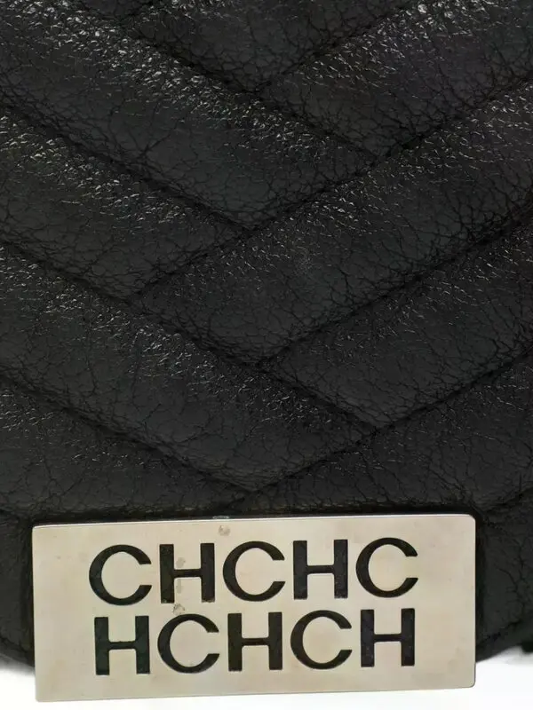 Carolina Herrera Bimba Chevron Shoulder Bag
