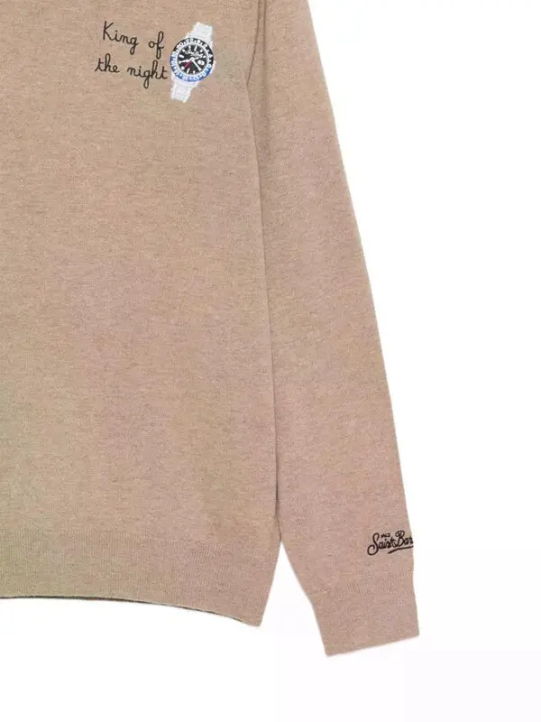 MC2 SAINT BARTH Embroidered Crew-neck Sweater