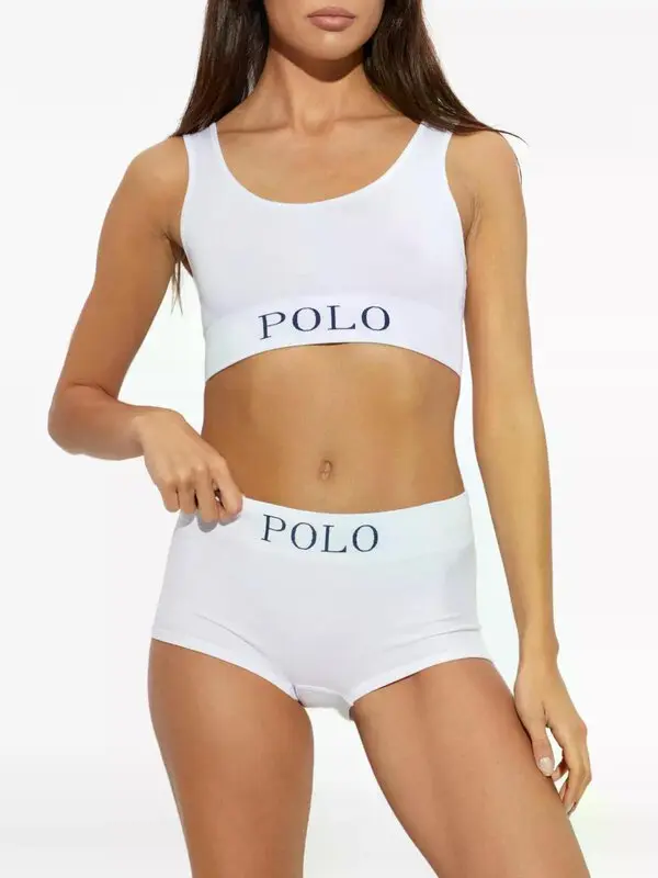 Polo Ralph Lauren Logo-intarsia Ribbed Bra
