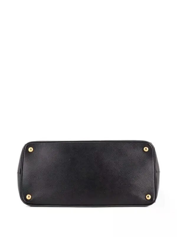 Prada Double Zip Lux Saffiano Leather Large Tote Bag