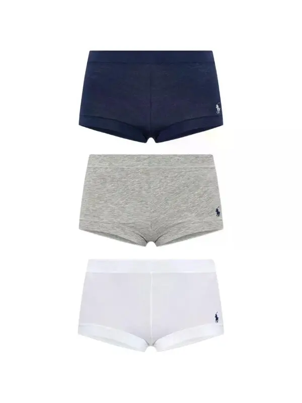 Polo Ralph Lauren Logo-embroidered Cotton Boxer Briefs - Blue