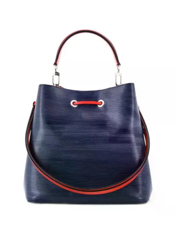 LOUIS VUITTON Neonoe Handbag Epi Leather Mm Bucket Bag - Blue