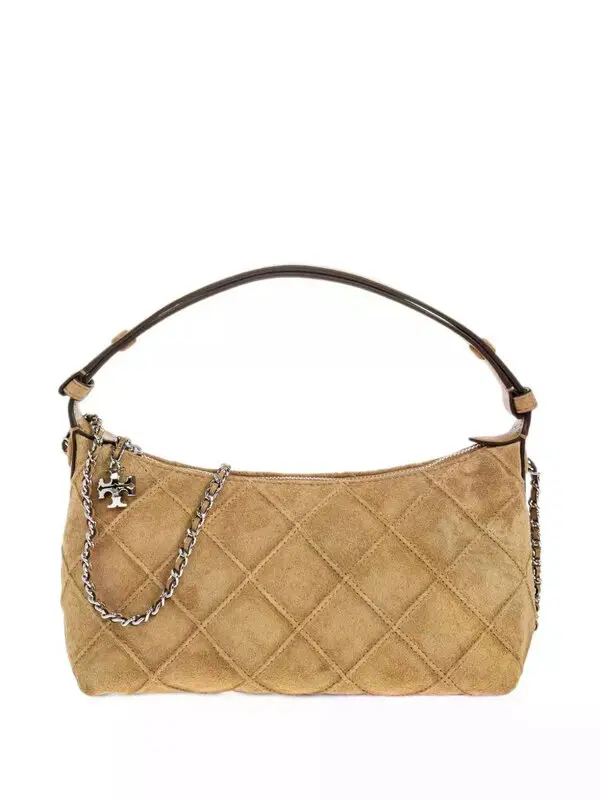 Tory Burch Fleming Suede Pochette