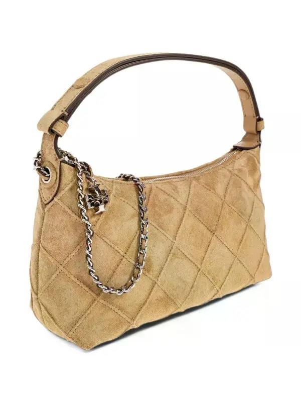 Tory Burch Fleming Suede Pochette