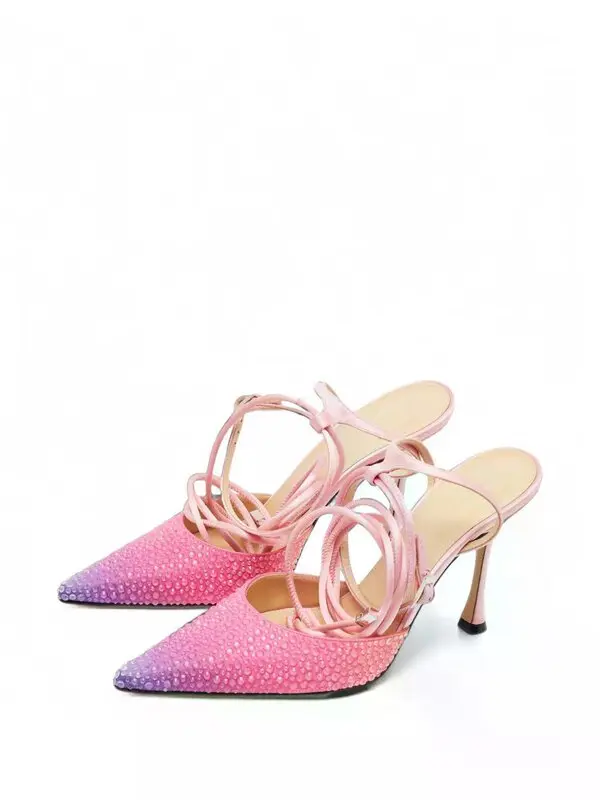 Mach & Mach Crystal-embellished Pumps