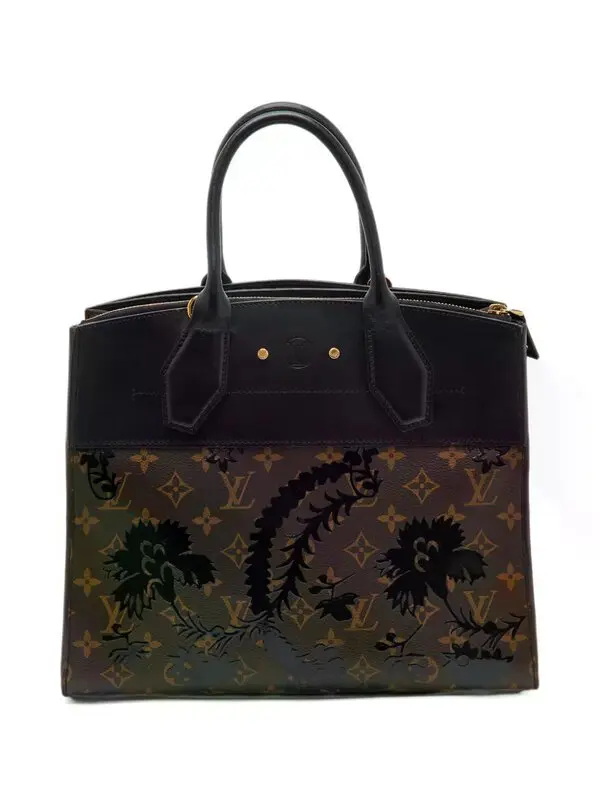 LOUIS VUITTON Mm City Steamer Blossom Monogram Tote Bag
