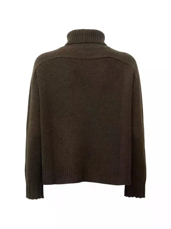 BEYOU Roll-neck Cashmere Sweater