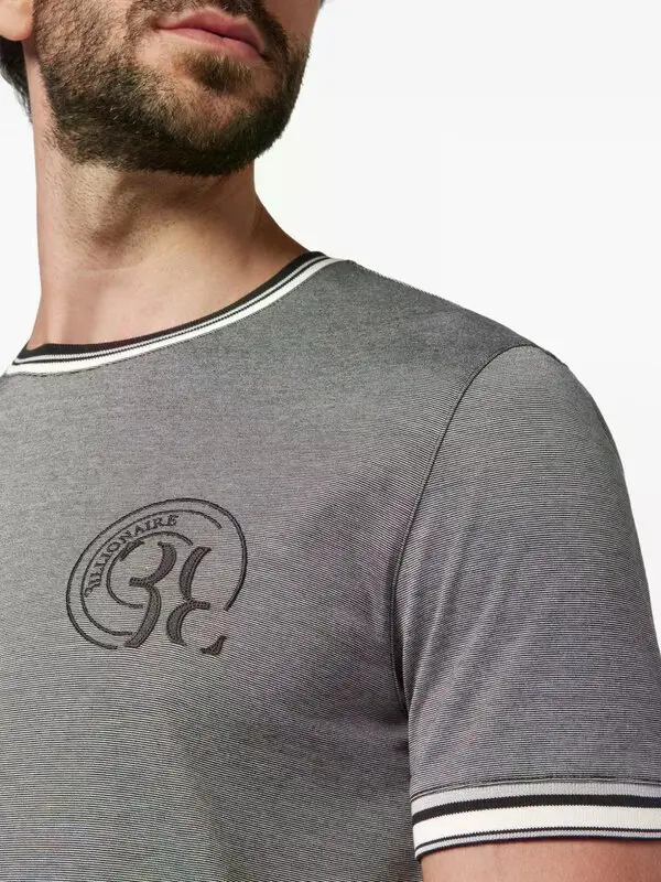 BILLIONAIRE Double B Logo-embroidered T-shirt