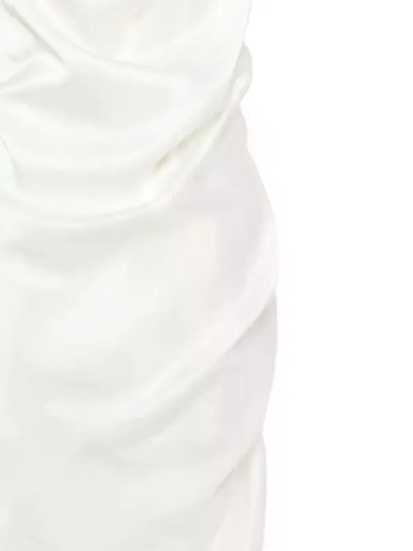 VIVIENNE WESTWOOD 2010s Cowl-neck Draped Midi Dress