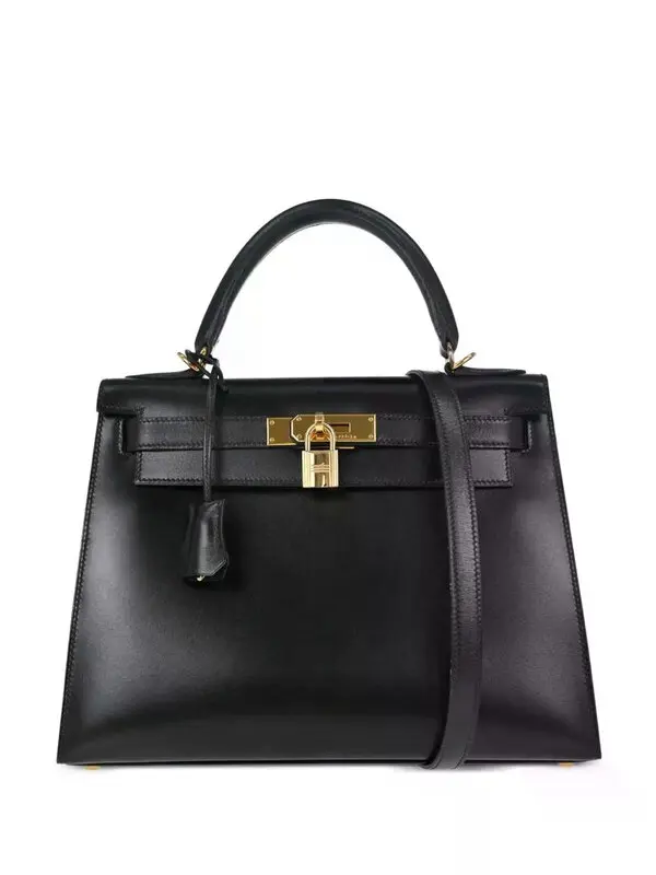 Hermès 2004 28 Kelly Sellier Tote Bag - Black