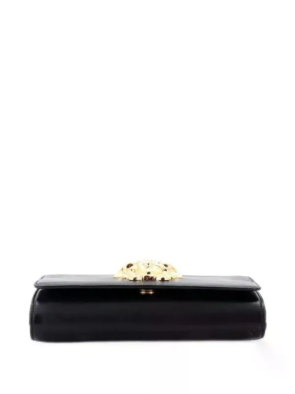 Versace Medusa Chain Leather Small Clutch Bag