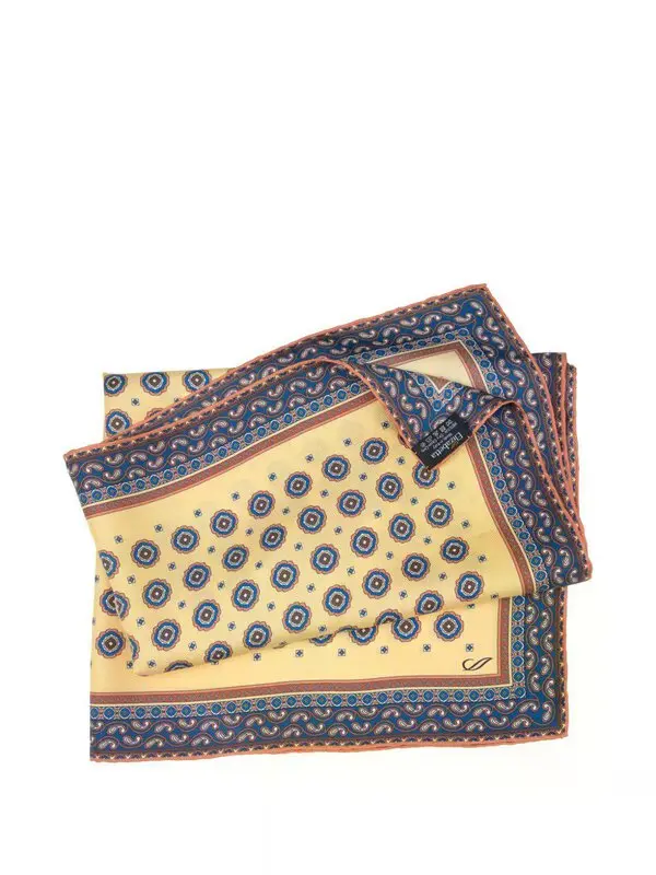 ELIZABETTA Orsini Medallion-print Neckerchief - Neutrals