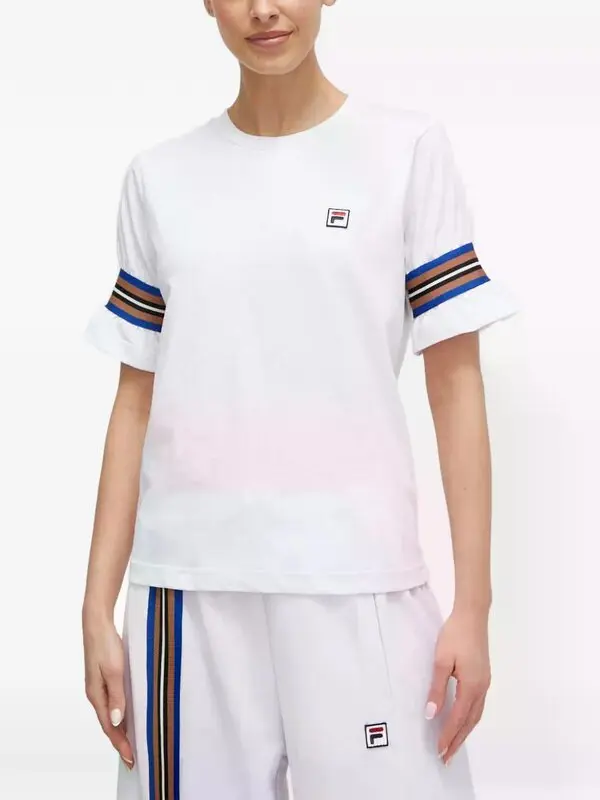 FILA Ruffled-sleeve T-shirt