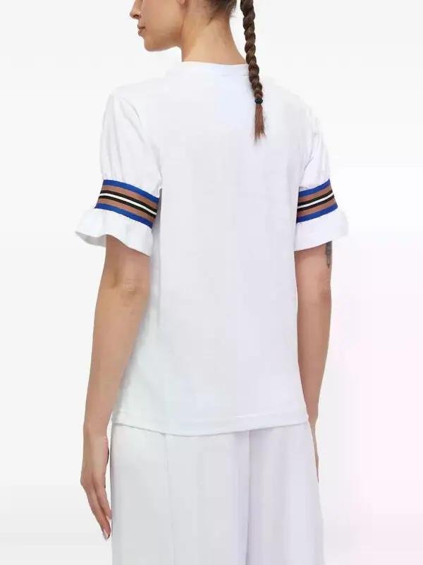 FILA Ruffled-sleeve T-shirt