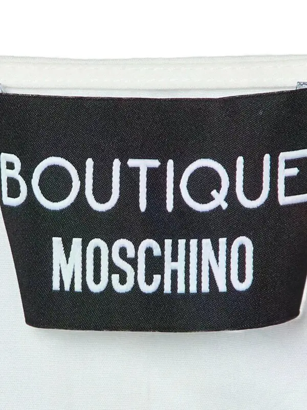 Moschino Fruit-print V-neck Midi Dress